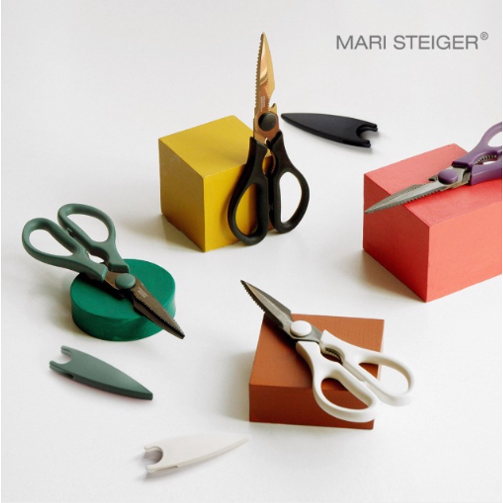 MARI STEIGER Titanium Coating Multi Purpose Detachable Kitchen Scissors ...