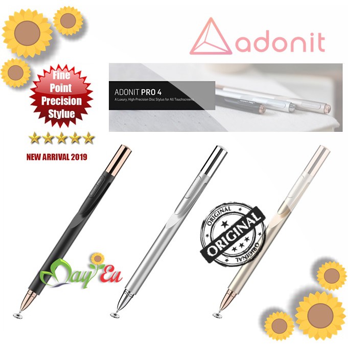 Adonit Jot Pro 4 New Generation Fine Point Precision Stylus iPhone iPad ...