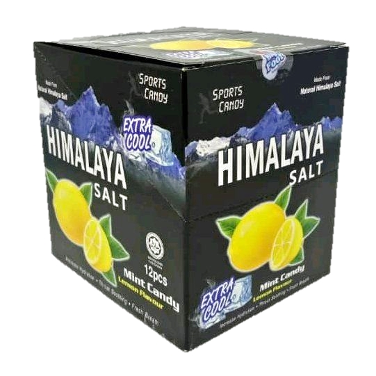 Himalayan Salt Candy 15g 12pkt Extra Cool Lemon flavor Himalaya Salt ...
