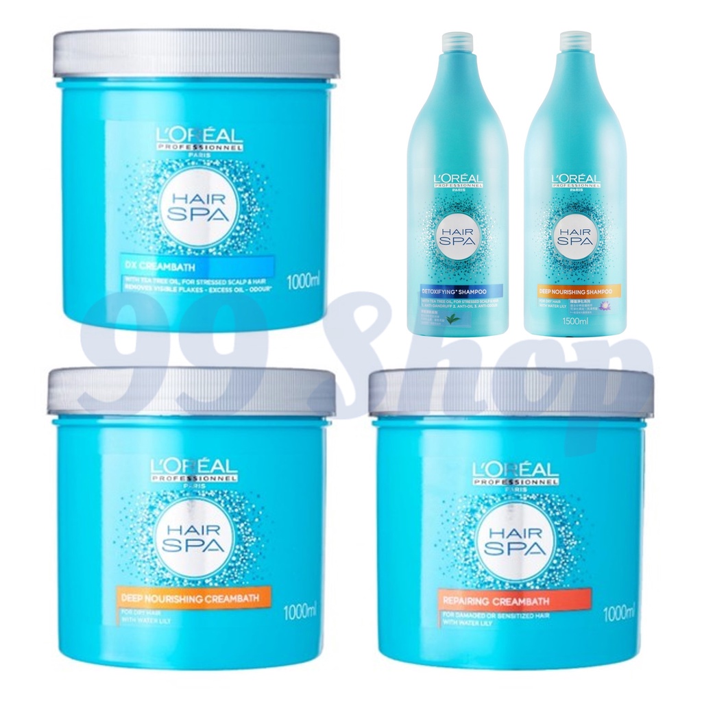 Loreal Professionnel Hair Spa Creambath Hair Mask / Shampoo BIG SIZE ...