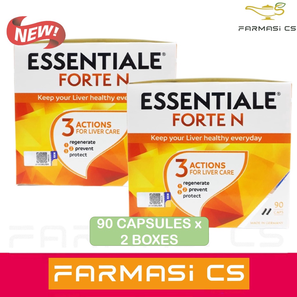 Essentiale Forte N 90 Capsules x 2 Boxes(TWIN) EXP:09/2025 [Vital ...