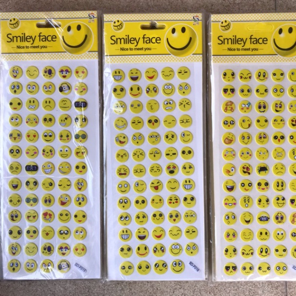 Emotion icon sticker (20-sheet bag) | Shopee Singapore