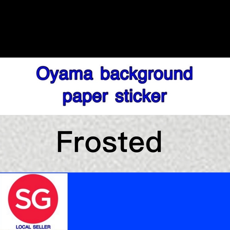 Frosted White Blue Black High quality self adhesive Oyama background ...