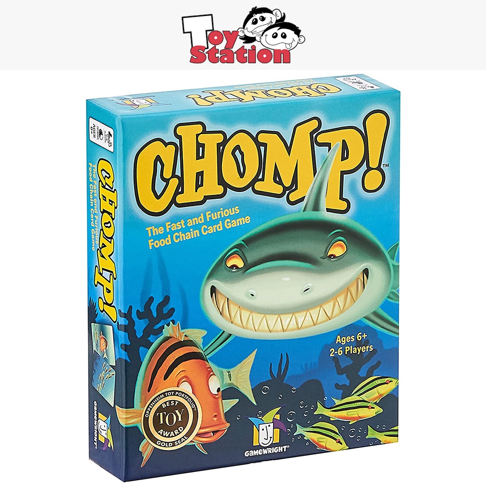 GameWright Chomp! The Fast and Furious Food Chain Card Game | Shopee ...