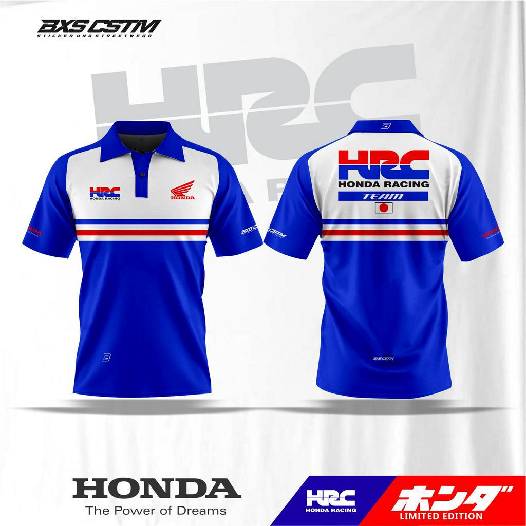 KEMEJA Hrc TEAM SHIRT HONDA POLO SHIRT WANGKY PREMIUM FULL PRINT HONDA ...