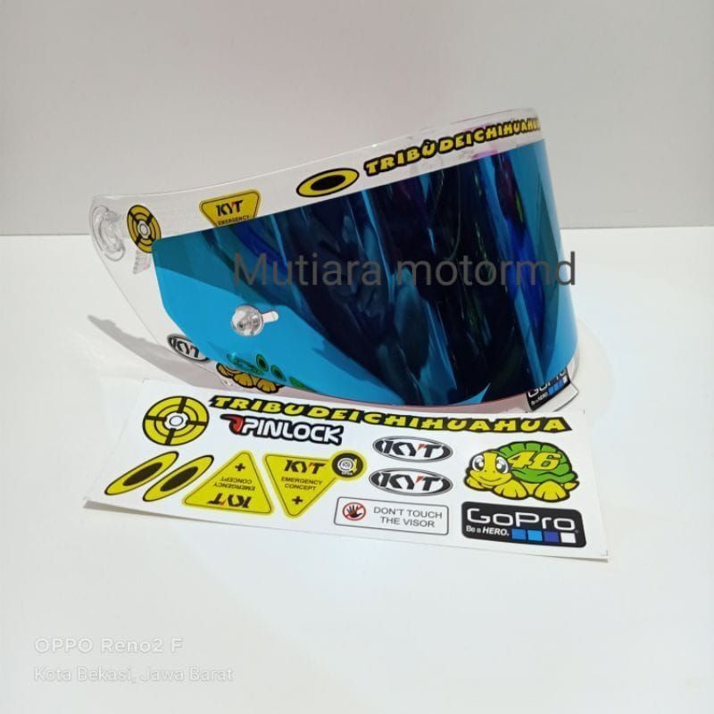 Tear off KYT TTcourse/tear off TT course (Free Sticker visor 1 Sheet ...