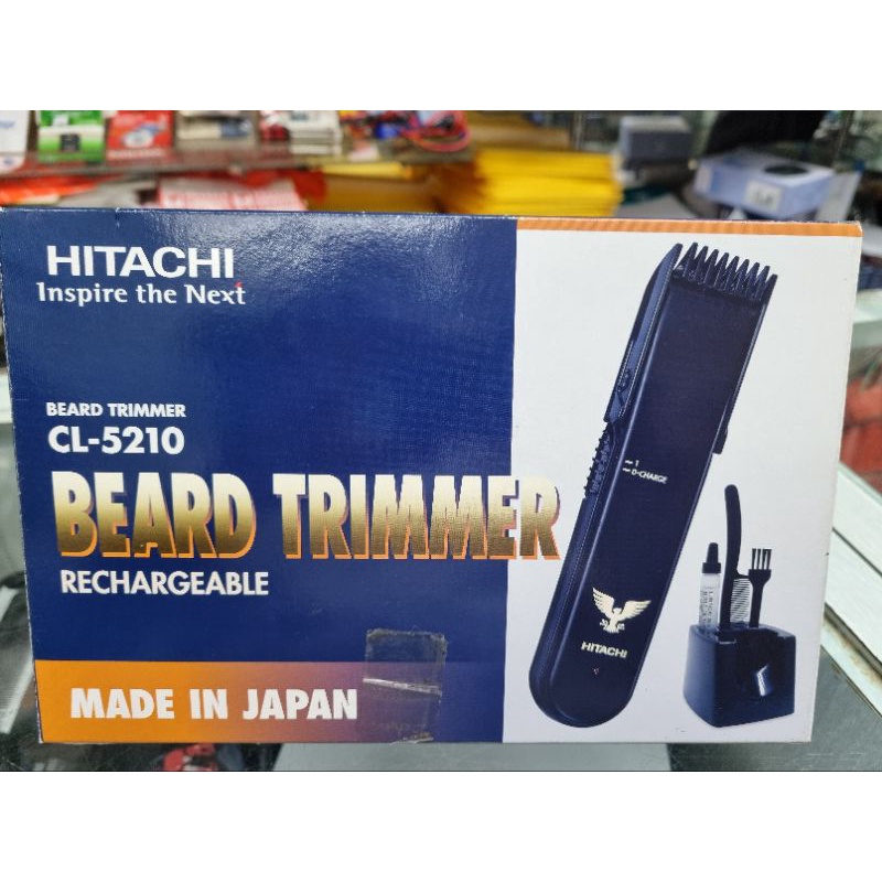 HITACHI CL 5210 RECHARGEABLE BEARD TRIMMER | Shopee Singapore