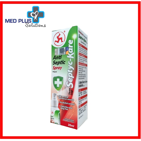 3 Legs Septyc-Kare Anti-Septic Spray 30ml (EXP:11/2025) | Shopee Singapore