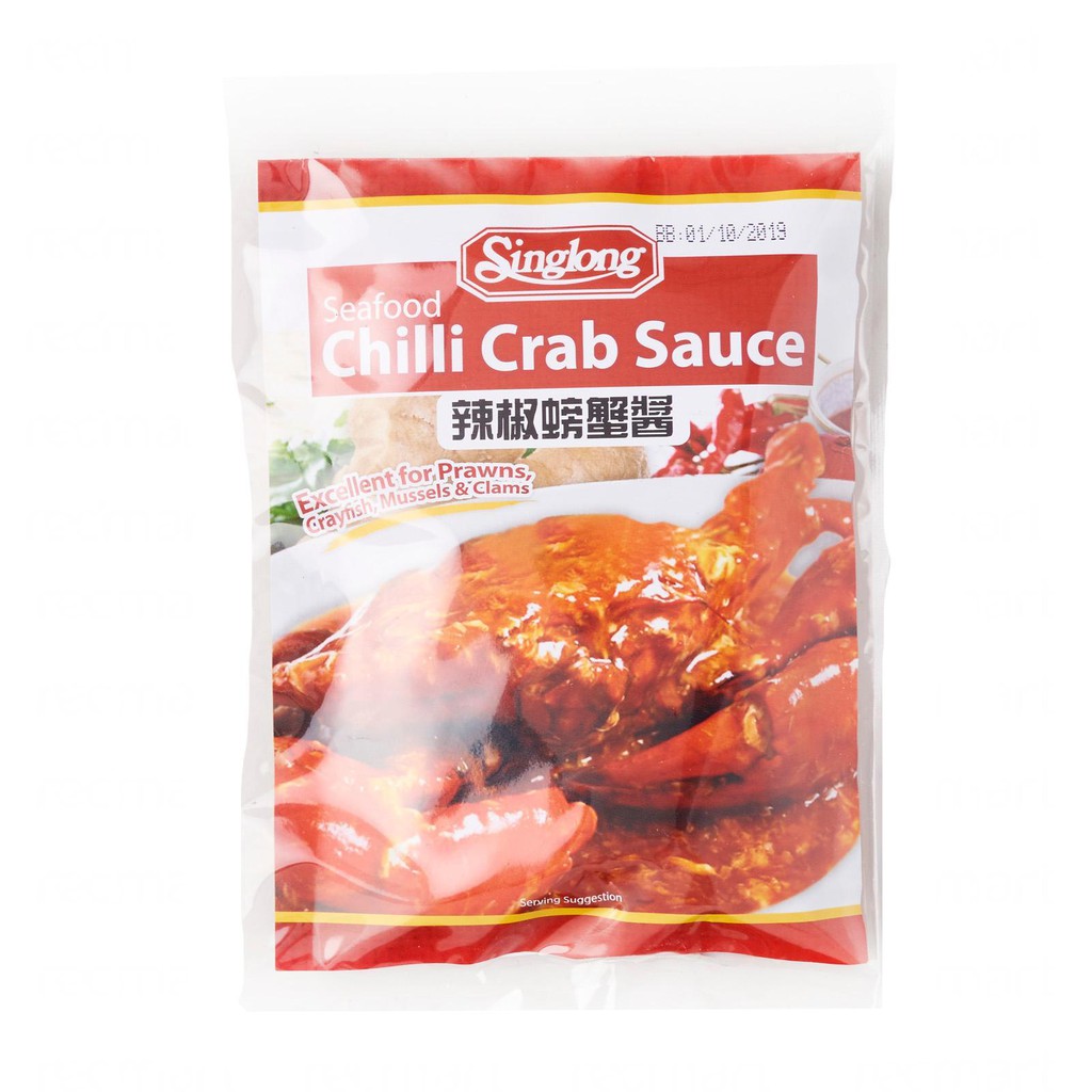 [Bundle of 3] Sing Long Seafood Chilli Crab Sauce Pkt 130g (01228 ...