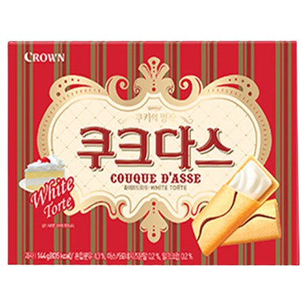 KOREA [CROWN] Chocolate Heim, White Heim 2 Types, Couque Dasse 2 Types ...
