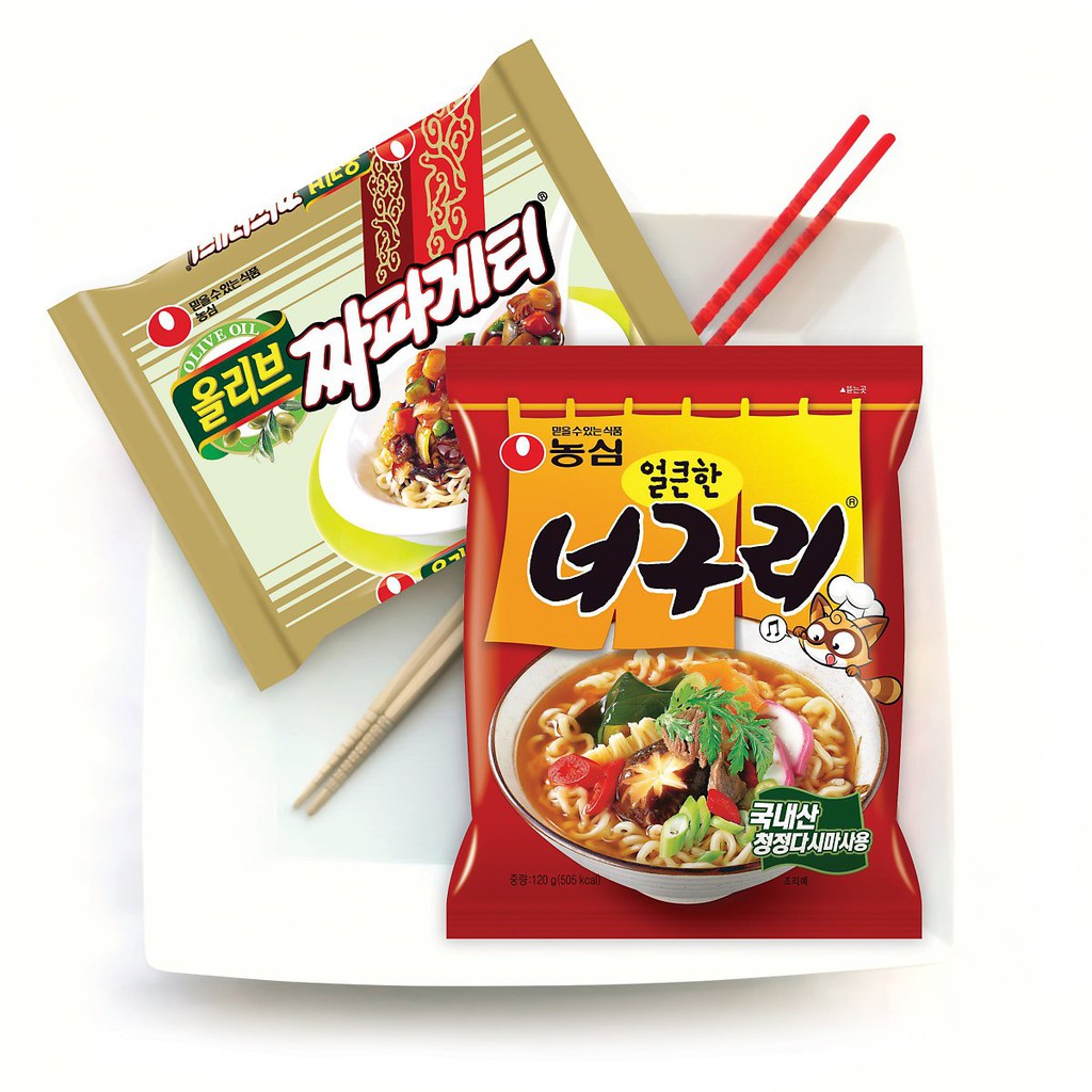 [Nongshim] Neoguri+Chapaghetti Chapaguri Set Korean Instant Noodle Set ...
