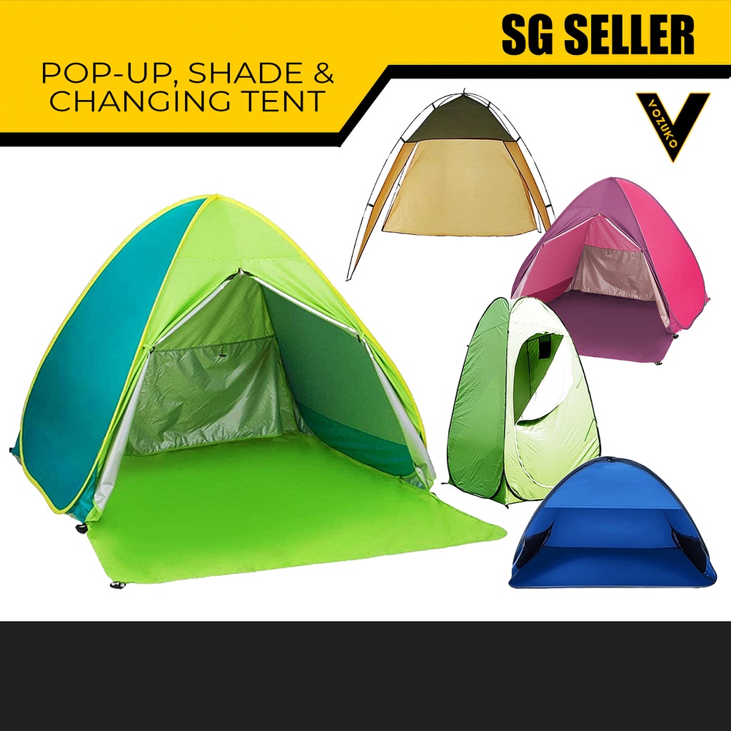 [SG SELLER] Outdoor Camping Tent Pop Up Shade Changing Privacy Tent Big ...