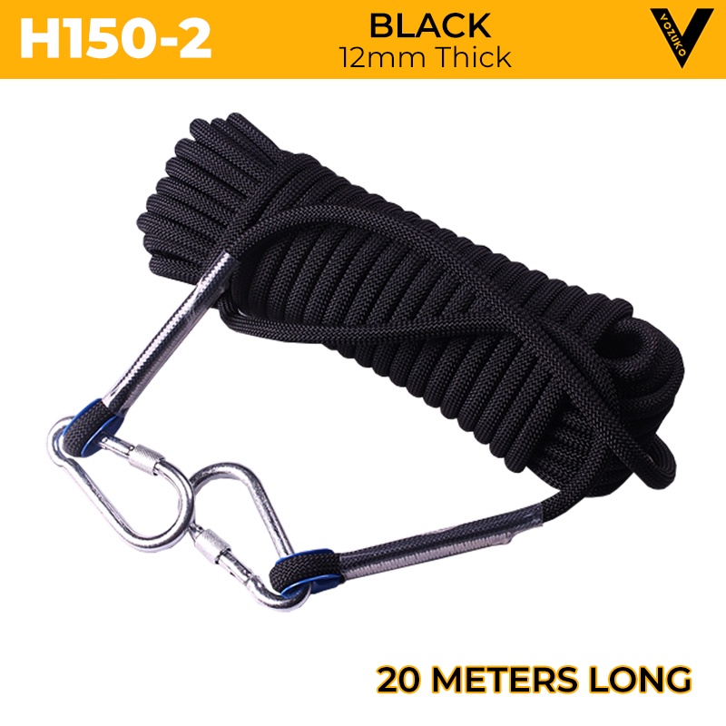 [SG SELLER] CLIMBING ROPE Static ropes 8 to 14 mm for rescue and ...