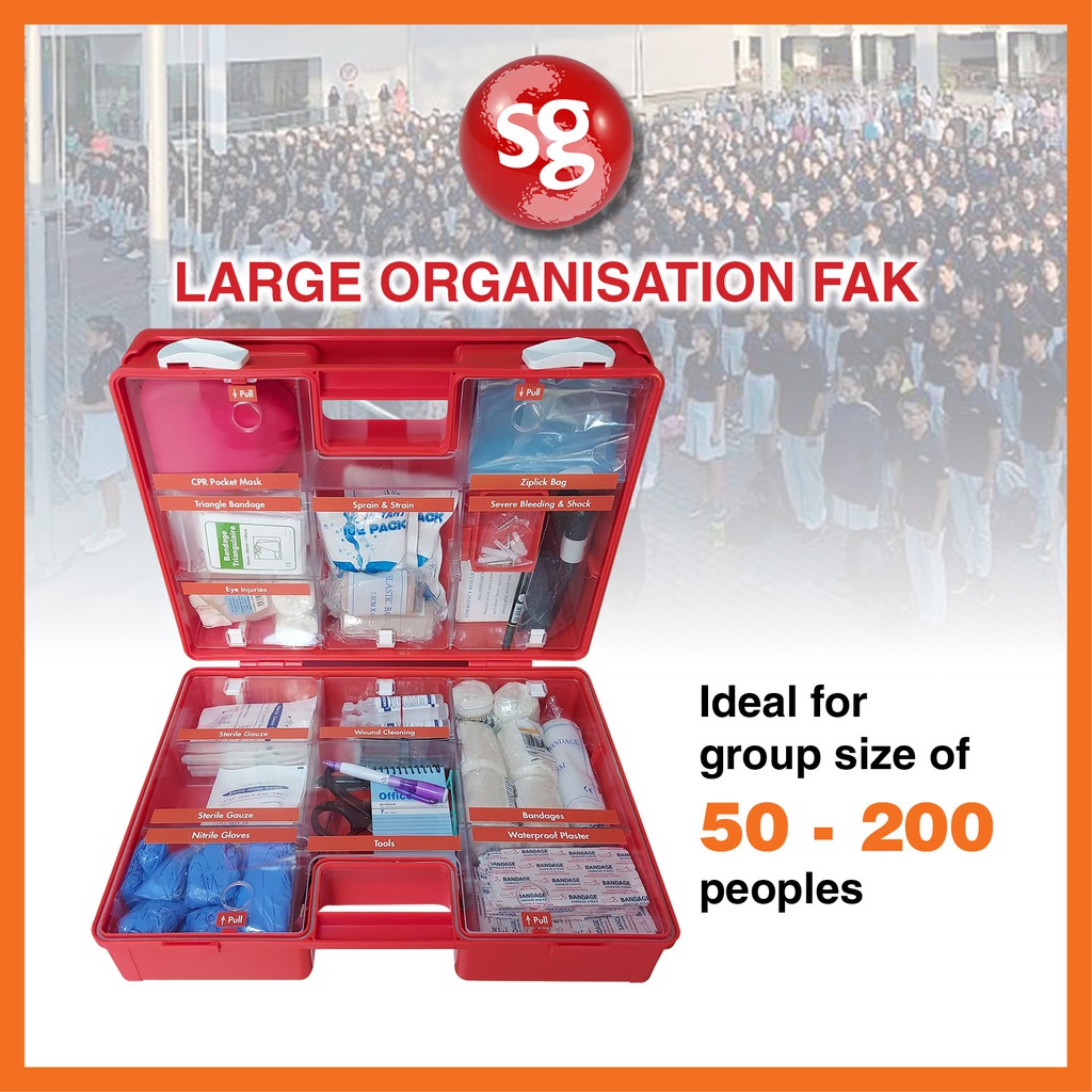 MtK Healthcare First Aid Kit - Large Size of 50-200pax. Most ...