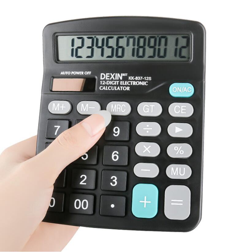 KK837 12 Digit Electronic Calculator with Large Screen for Financial ...