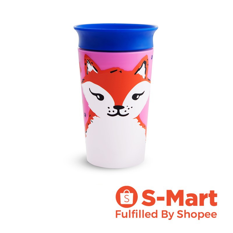 Munchkin Miracle 360 WildLove Sippy Cup - 9oz (Fox) | Shopee Singapore