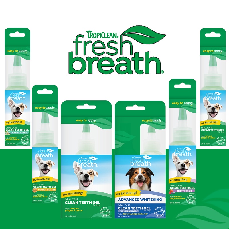 Tropiclean Fresh breath Oral Care Dental Gel | Shopee Singapore