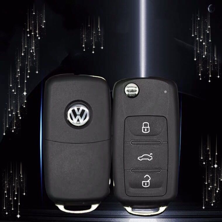 Perfect Volkswagen 3B flip remote key case for updating volkswagen ...