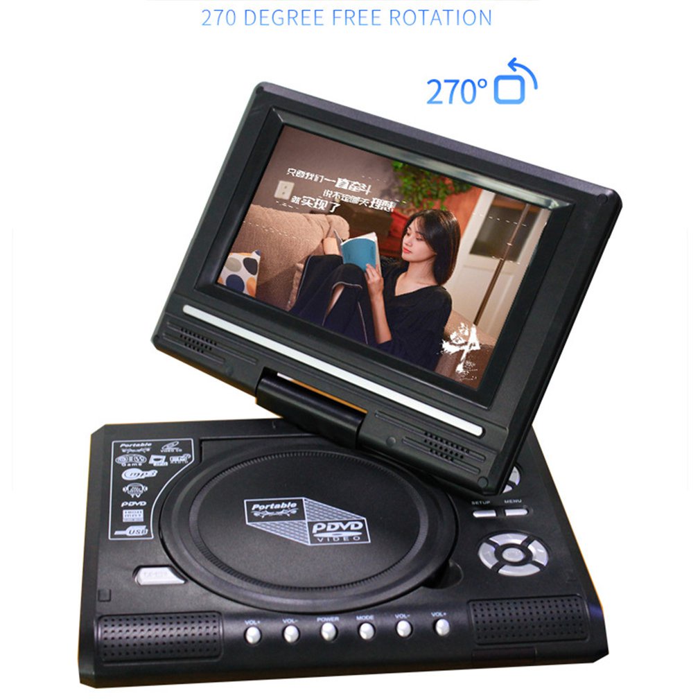 7.8-inch DVD Player Portable DVD Player Multimedia Player Rotatable ...