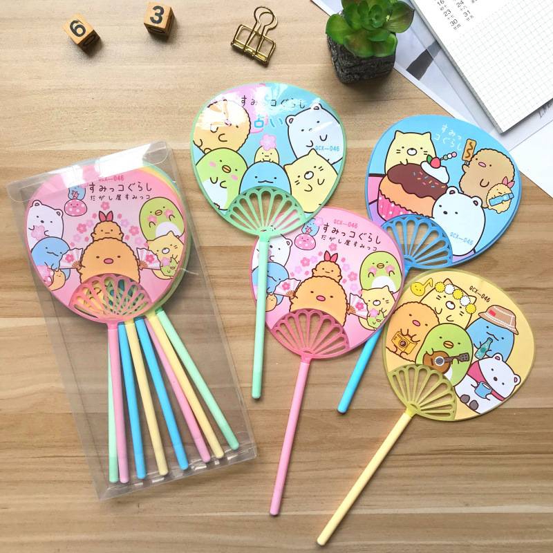 SUMIKKO GURASHI Cute fan Pen Kartun Majlis Harijadi Akikah Cartoon Fan ...