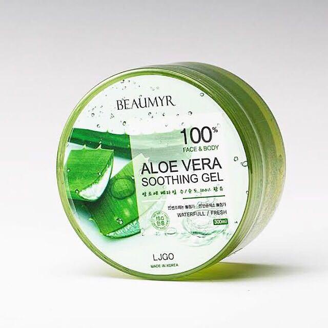 BEAUMYR Aloe Vera Soothing Gel 300ml | Shopee Singapore