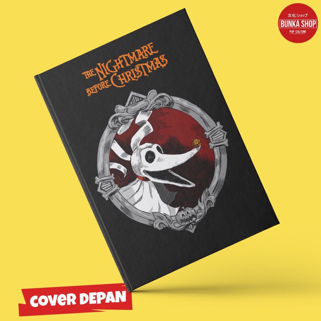 Note Book Hardcover Film The Nightmare Before Christmas Zero Ukuran A5 ...