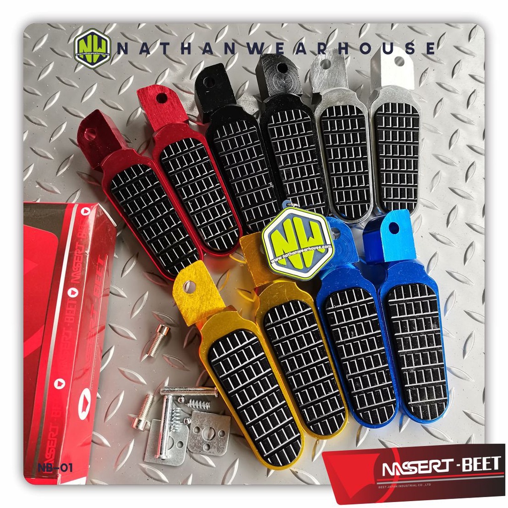 Footstep Foot Step Rear Footrest Full CNC NMAX XMAX AEROX LEXI Nassert ...