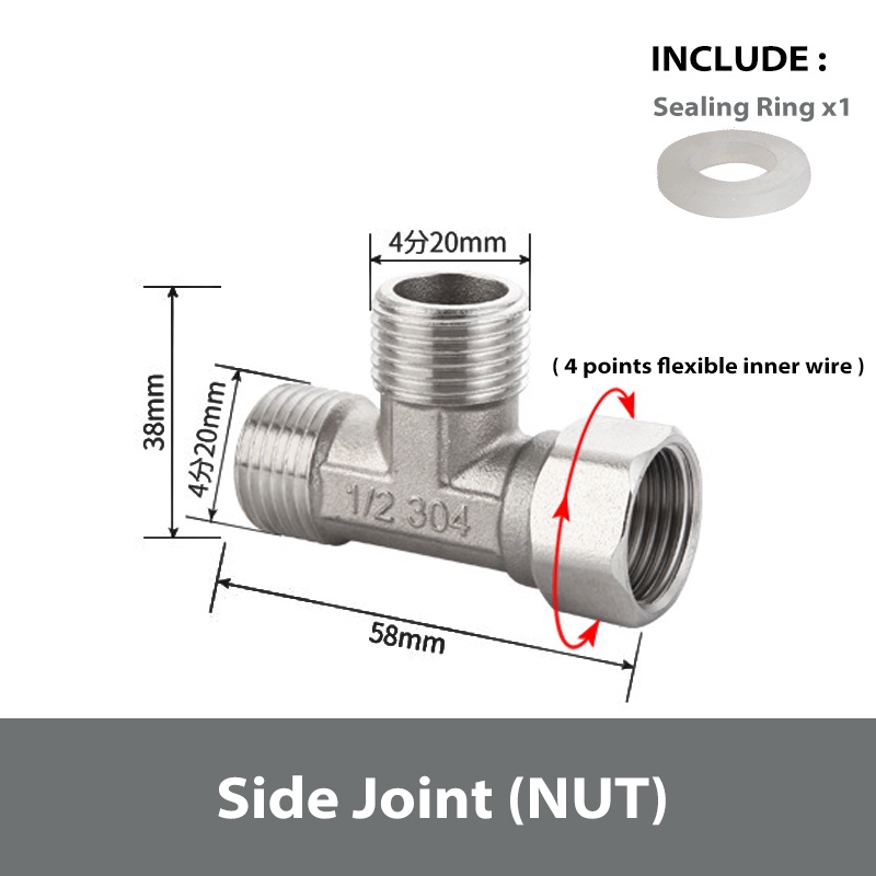 Plumbing Fitting Internal Adapter Pipe Fittings Butt Joint Female-Male ...