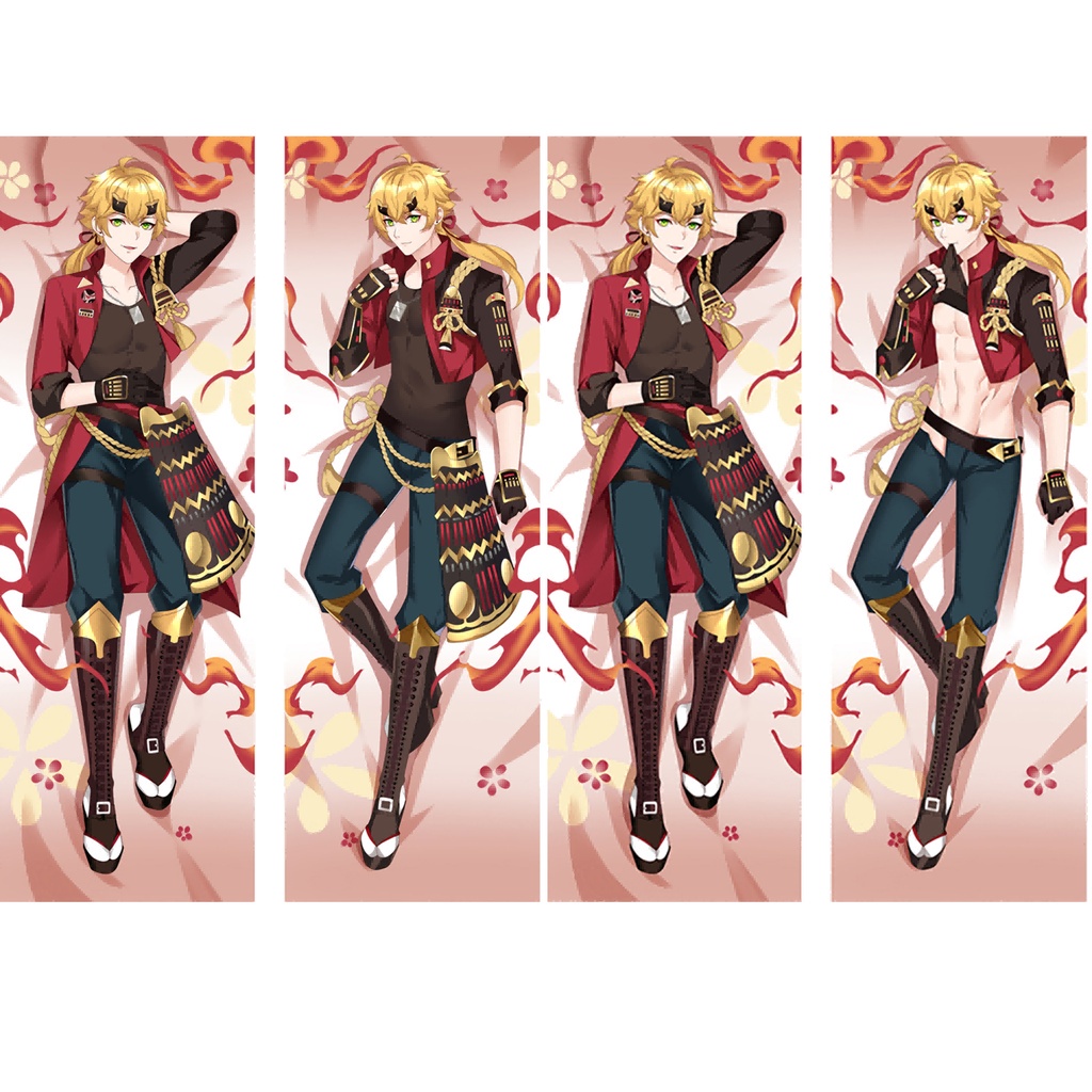 2024Game Genshin Impact Thoma Dakimakura Male Otaku Hugging Body Pillow ...
