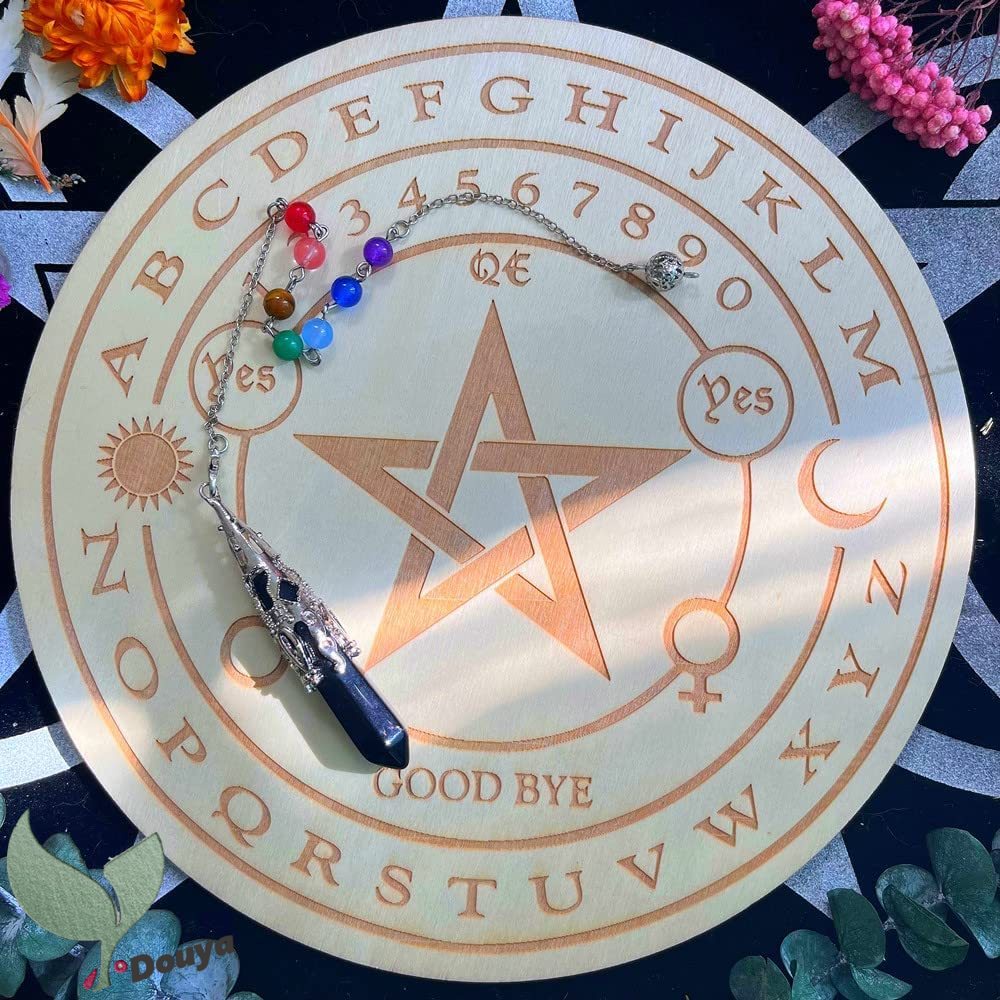 Star/Butterfly Pendulum Board Dowsing Divination Dowsing Crystal ...