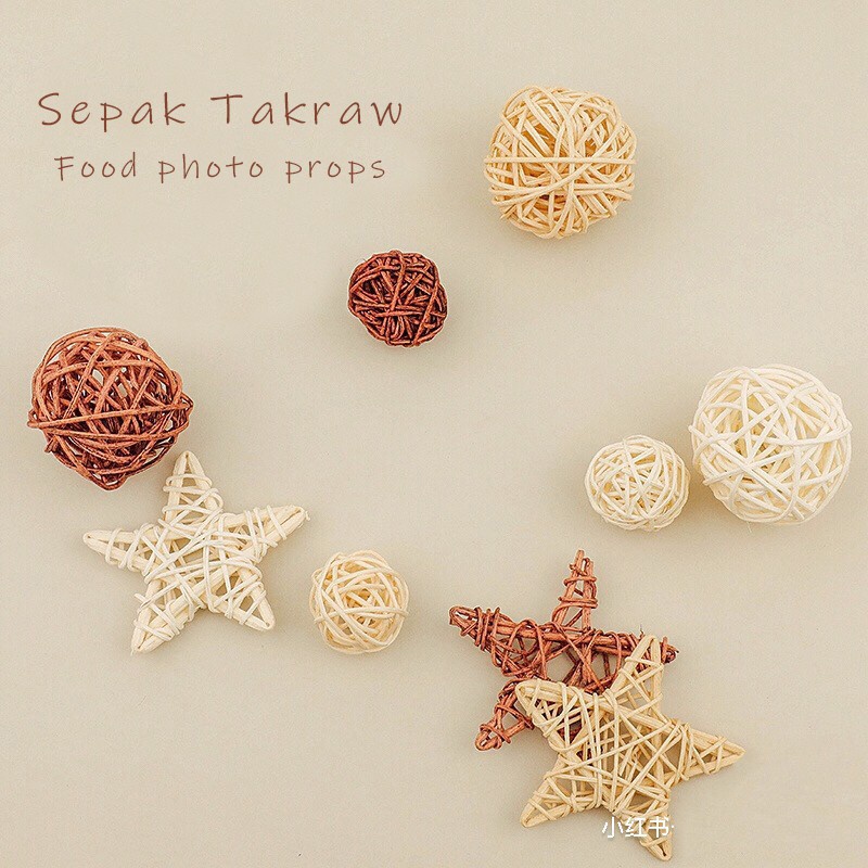 Decoration bamboo ball /Photo shoot Deco / Diy Gift box filler/Photo ...