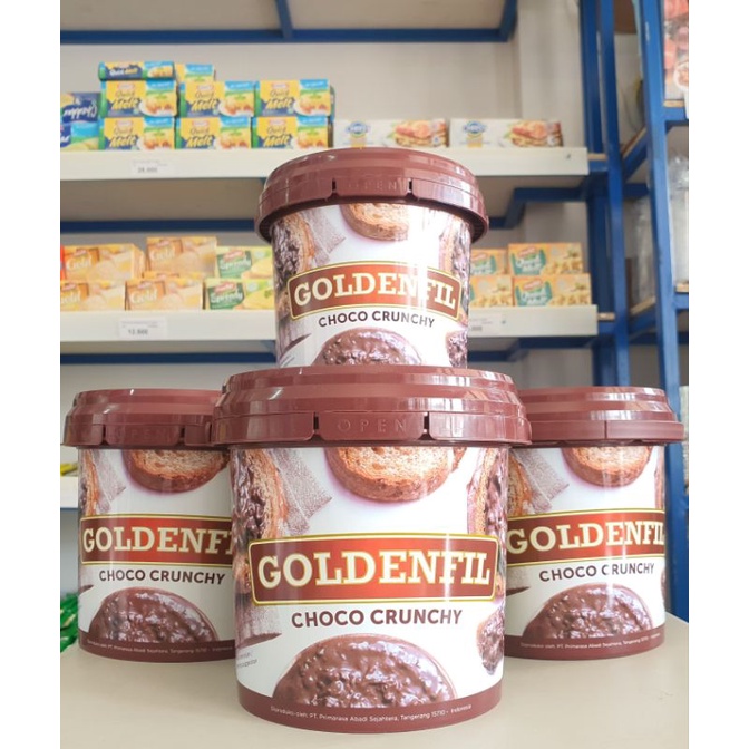 Goldenfil Choco Crunchy 1Kg / Jam / Filling Chocolate Choco Crunchy ...