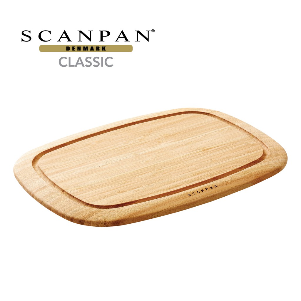 SCANPAN Classic Bamboo 35cm x 26cm Carving Board | Shopee Singapore