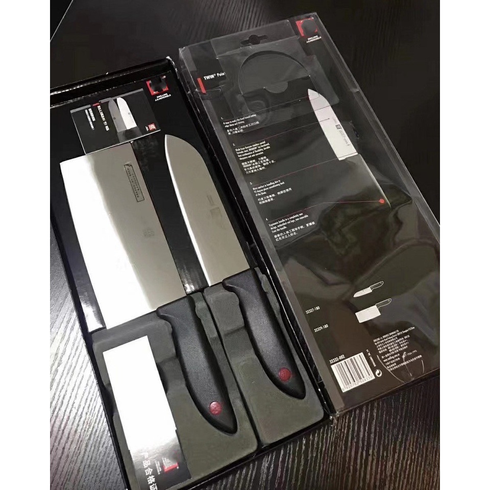 Zwilling J.A. Henckles two piece kitchen Knife set Kukeri neoflam wmf ...