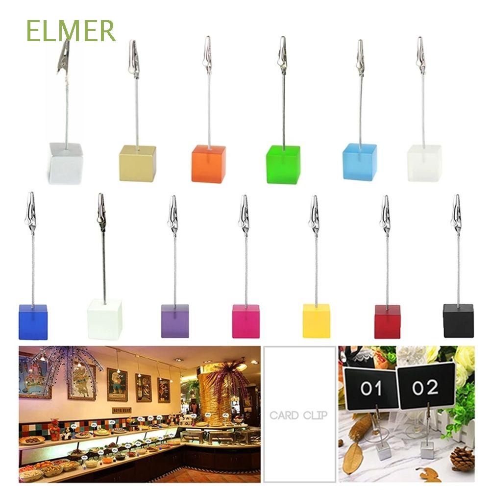 ELMER Creative Cube Photo Clip Customized Gift Place Card Holders Memo ...