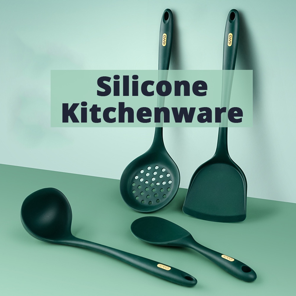 {SG} Kitchen Silicone Cooking Utensil for Nonstick Pan of Silicone ...