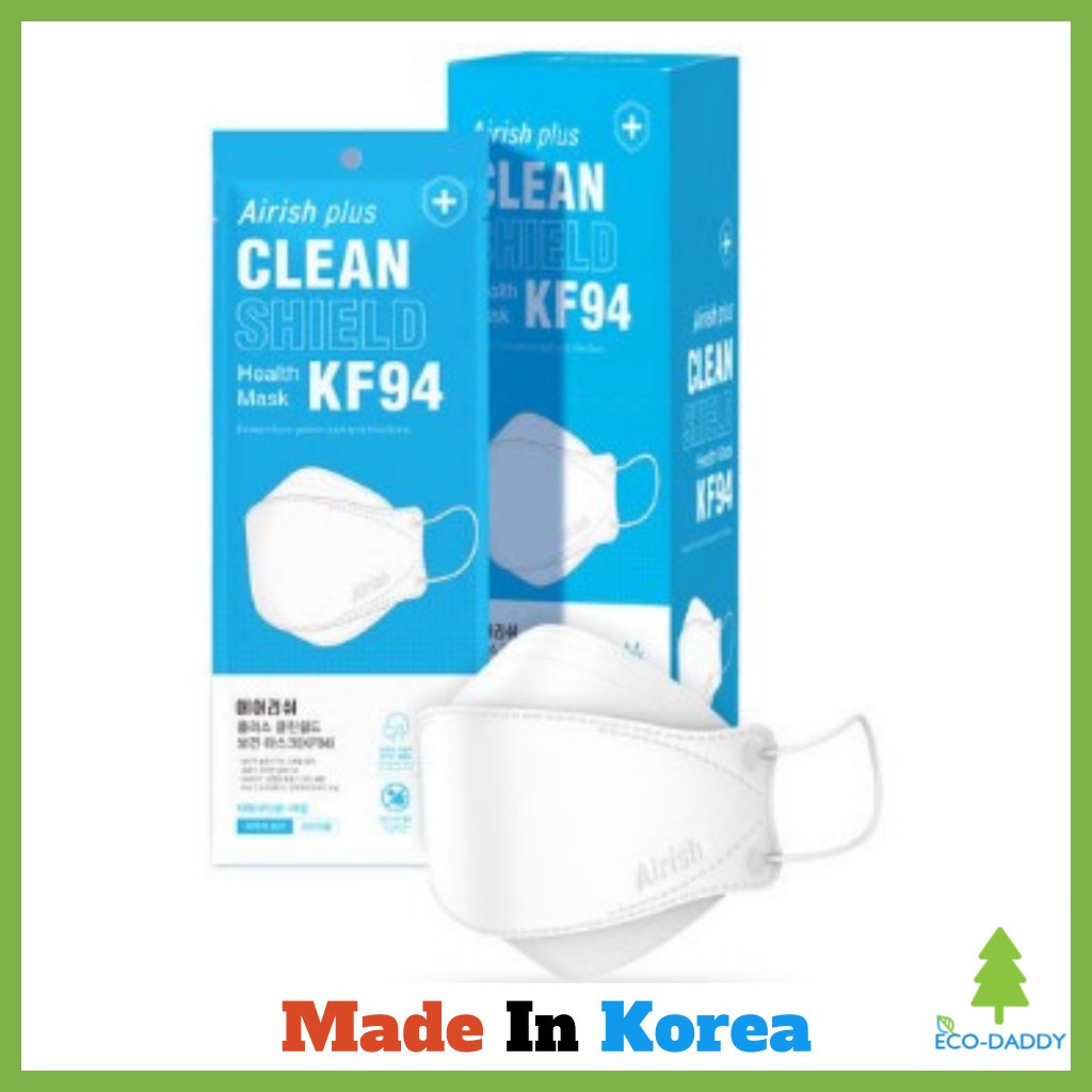 Airish mask, KF94 3D Mask Wholesale, individual pack, Airish Plus Clean ...