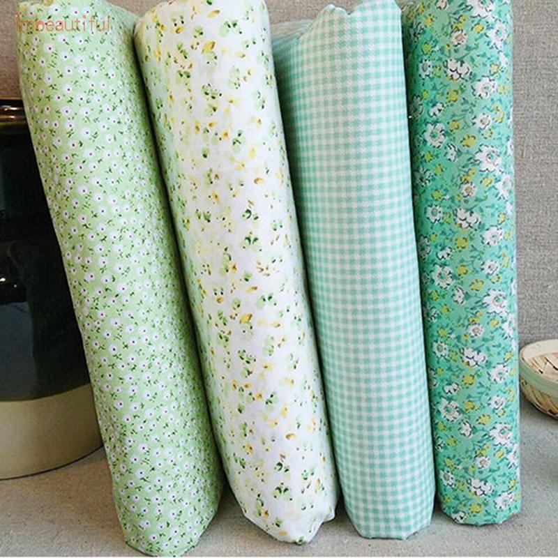 4pcs 25cm/50cm DIY Square Craft Sewing Cotton Cloth Patchwork Soft ...