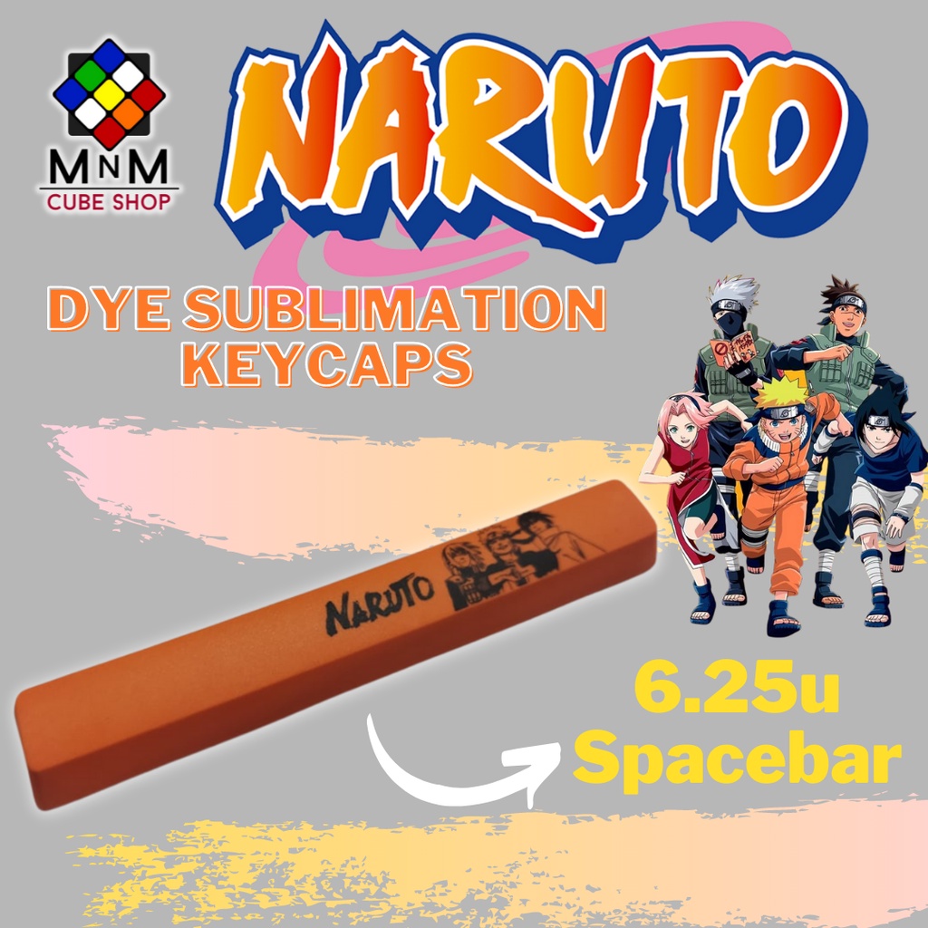 NEW!! Dye Sublimation Keycaps NARUTO theme for MECHANICAL KEYBOARD ONLY ...