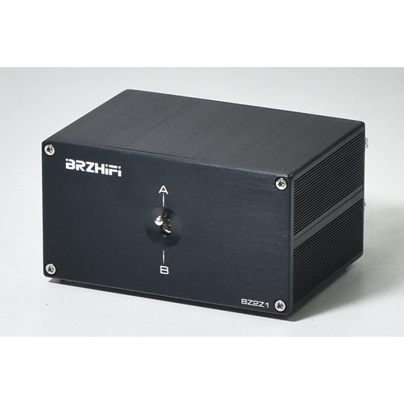 BRZHIFI Passive Audio Signal Switcher 2 In 2 Out Switch Selector Box 2 ...