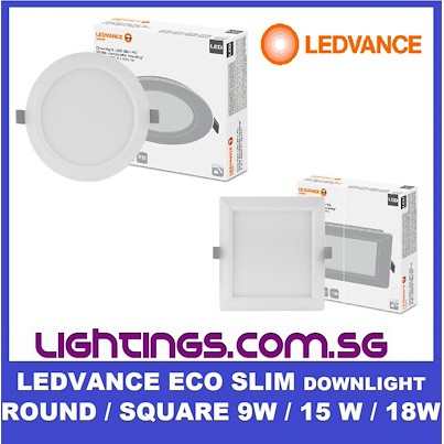 OSRAM Ledvance Eco Slim LED Downlight with Dip Switch | Shopee Singapore