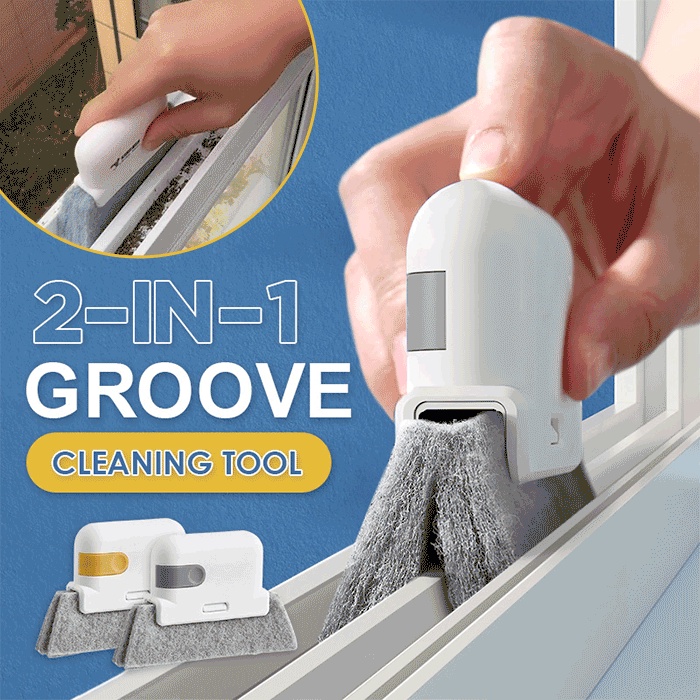 2-in-1 Groove Cleaning Tool Creative Window Groove Cleaning Cloth ...