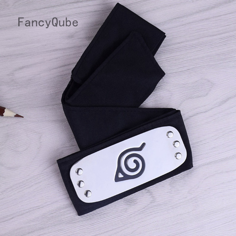 Anime Naruto Kakashi Sasuke Hidden Leaf Village Headband Konoha Cosplay ...