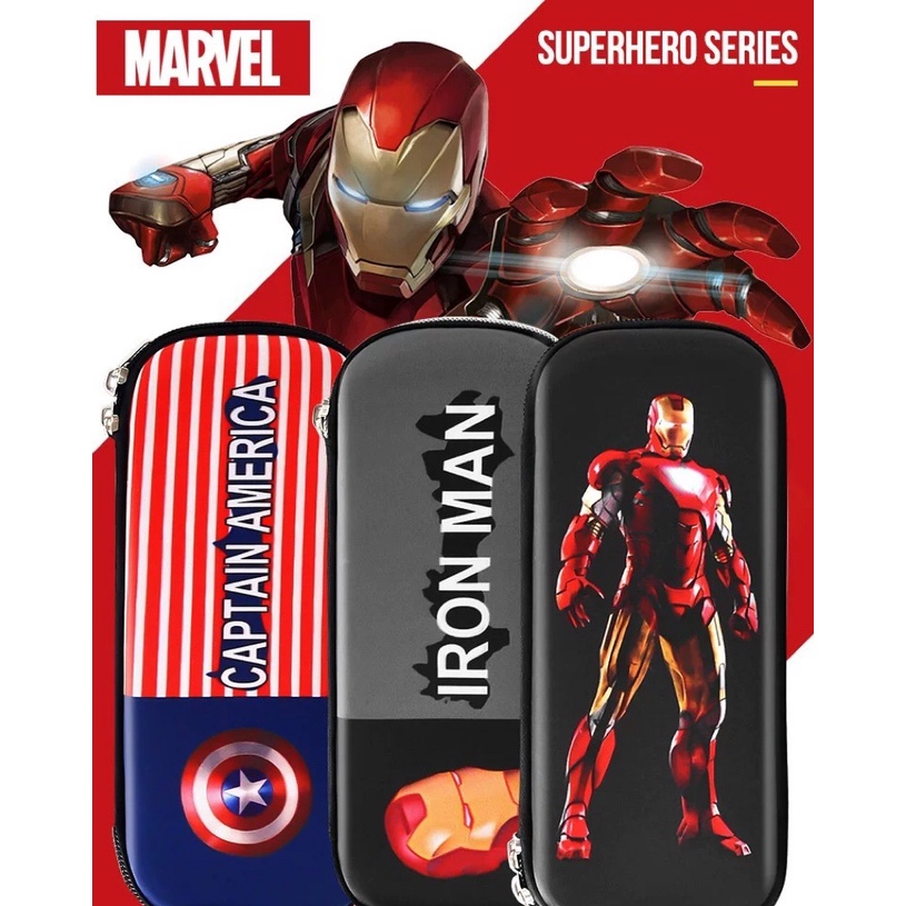 [SG LOCAL STOCK] Student Pencil Case | Avengers Pencil Box | Spiderman ...