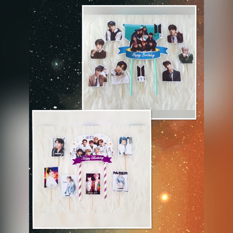 Bts topper (New Album 7) (Purple You) pudding topper tart topper birthday topper kpop topper ...