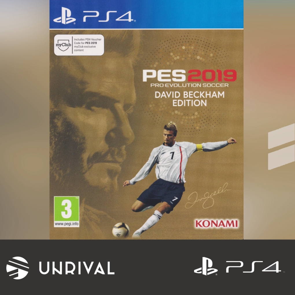 PS4 PES 2019 Pro Evolution Soccer David Beckham Edition EUR/R2 ...