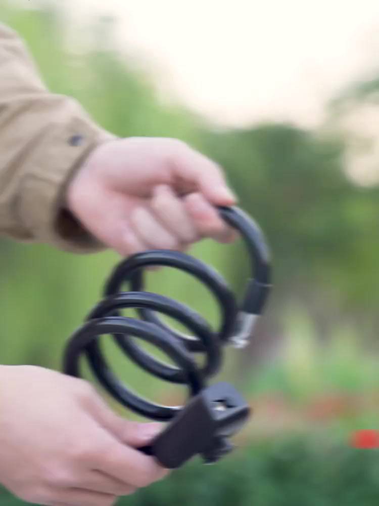 【3-day Delivery】ROCKBROS Bike Lock Portable Anti-theft Ring Lock MTB ...