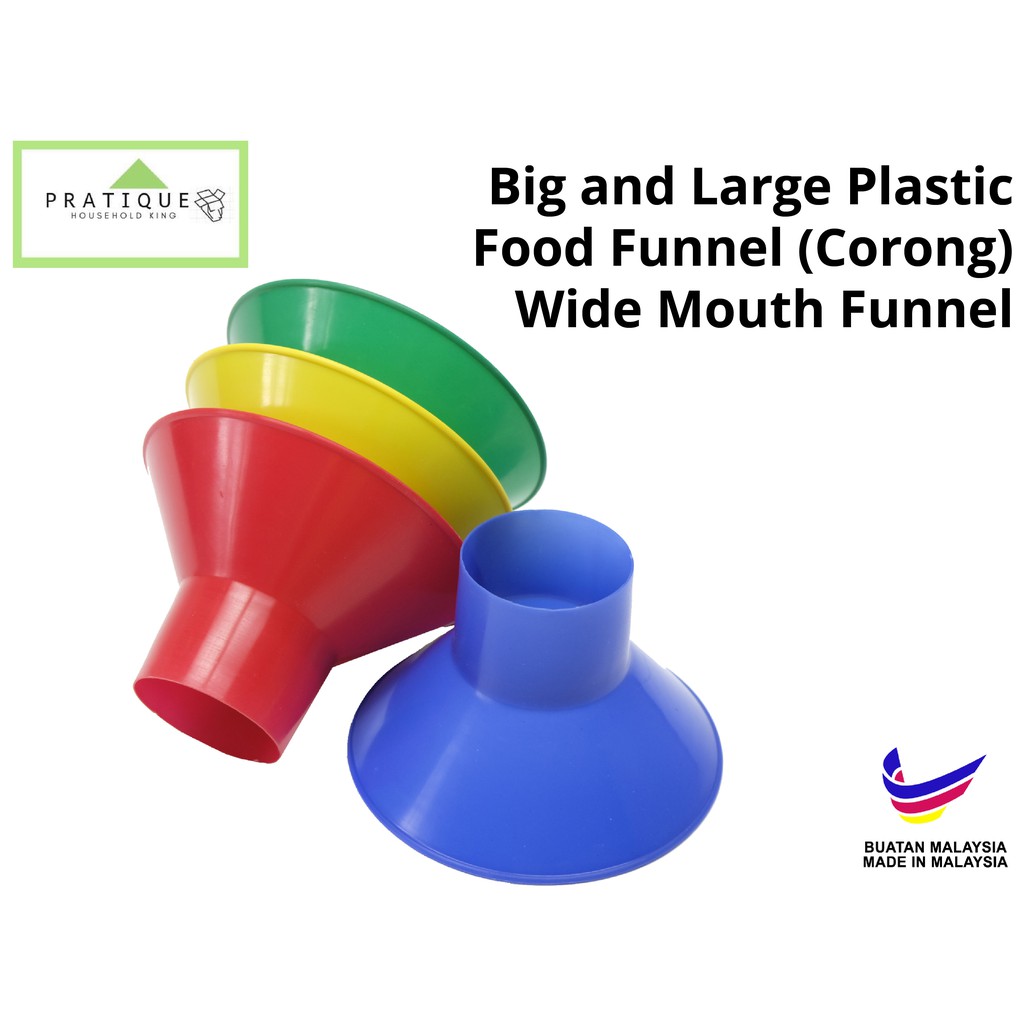 Big Plastic Food & Beverage Funnel Cup (Corong)/ Wide Mouth Funnel ...