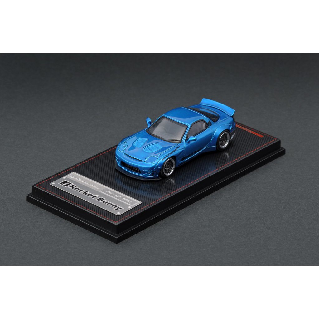 Ignition Model 1/64 Rocket Bunny RX-7 (FD3S) Blue Metallic - Tarmac Works Exclus | Shopee Singapore