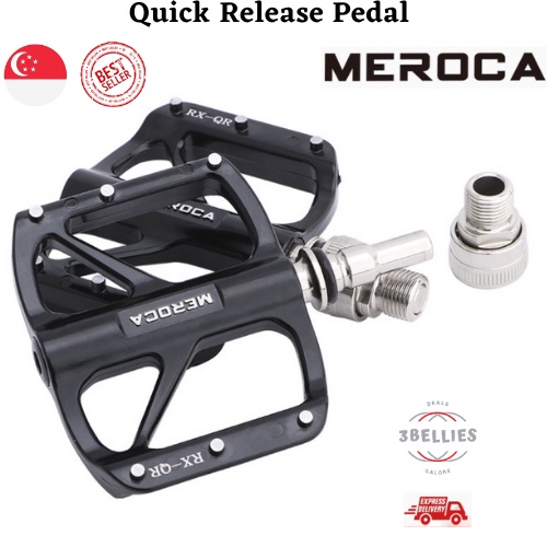 MEROCA Quick Release Pedal MTB Folding Bicycle CNC process Aluminum ...